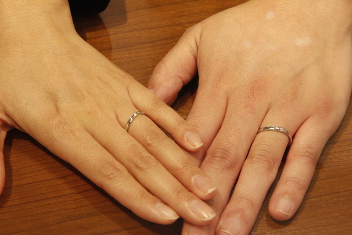 Sさま&Mさま【雅-miyabi- 】一期一会の出会いに感謝です。｜ 結婚指輪・婚約指輪の口コミならRingraph