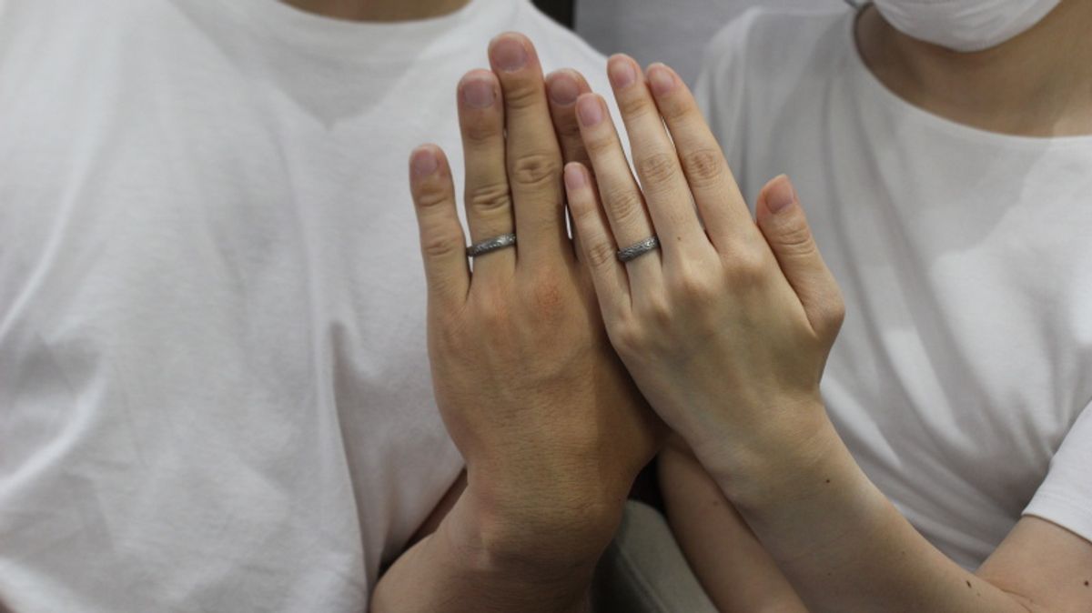 S.A様【雅-miyabi- 】美術品のようですばらしいです!｜ 結婚指輪・婚約指輪の口コミならRingraph