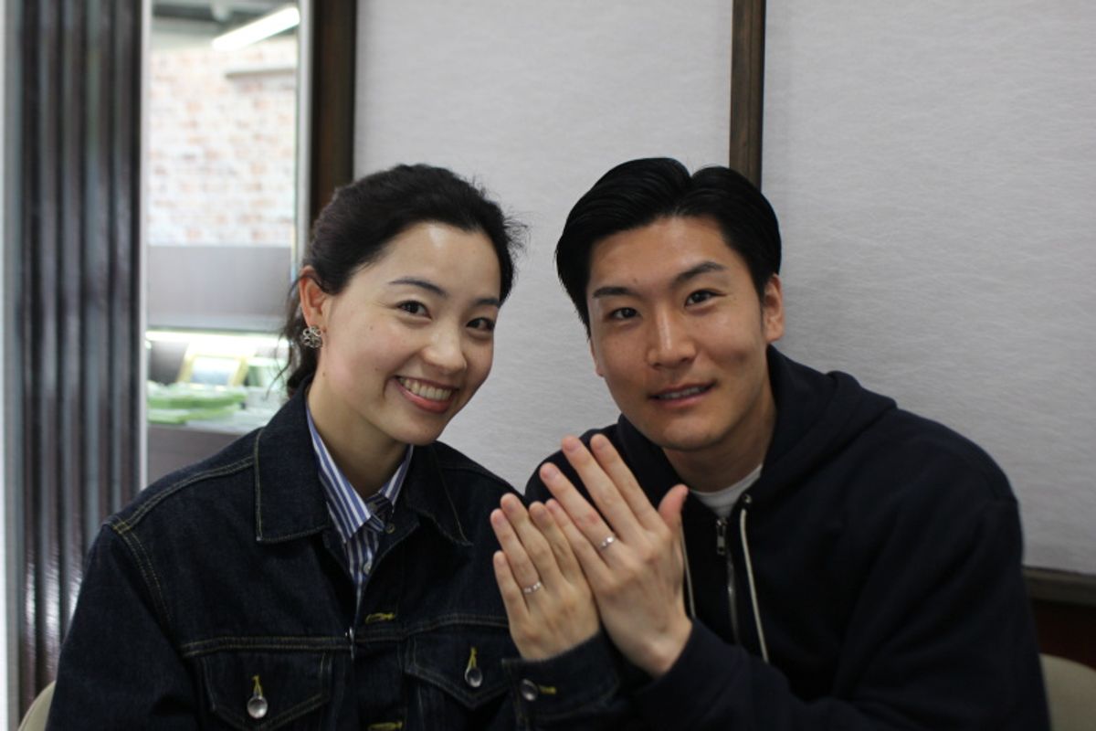Yさま&Hさま【雅-miyabi- 】上賀茂神社で式をする為、こちらの指輪は…｜ 結婚指輪・婚約指輪の口コミならRingraph