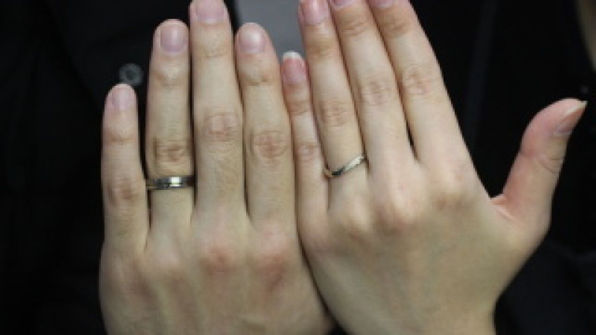 N.A & N.Y様【雅-miyabi- 】それぞれの好みのデザインんで作っていた…｜ 結婚指輪・婚約指輪の口コミならRingraph