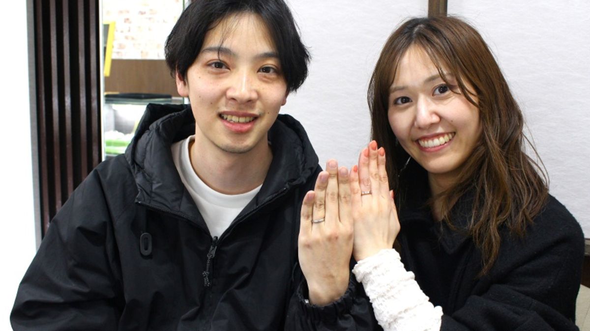 K様・N様【雅-miyabi- 】本当に、ありがとうございました^-^♡｜ 結婚指輪・婚約指輪の口コミならRingraph