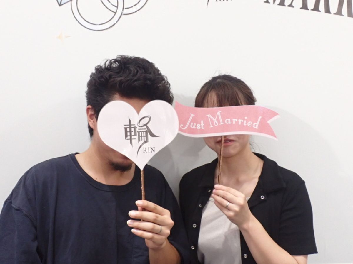 Y様＆H様【輪-RIN-】他には無い個性的なデザインで・・・♡｜ 結婚指輪・婚約指輪の口コミならRingraph