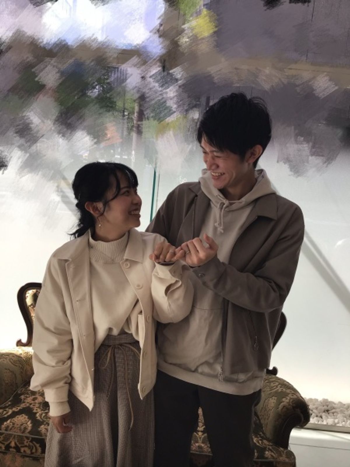 【J様＆M様】2人共が納得のデザイン！ANELLI DI GINZA(アネリディギンザ)｜Ringraph(リングラフ)