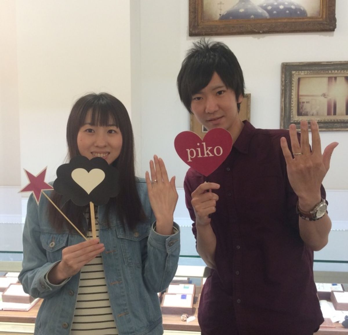 【K様＆M様】大切にします♡BIJOUPIKO(ビジュピコ)｜Ringraph(リングラフ)