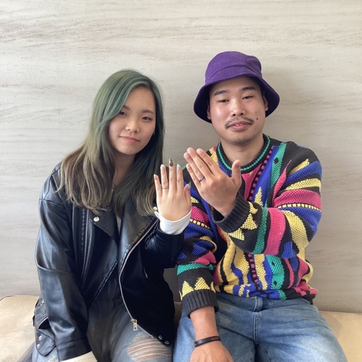 S様＆S様【BIJOUPIKO(ビジュピコ)】【長野店】ずっと楽しみにしてました！｜ 結婚指輪・婚約指輪の口コミならRingraph