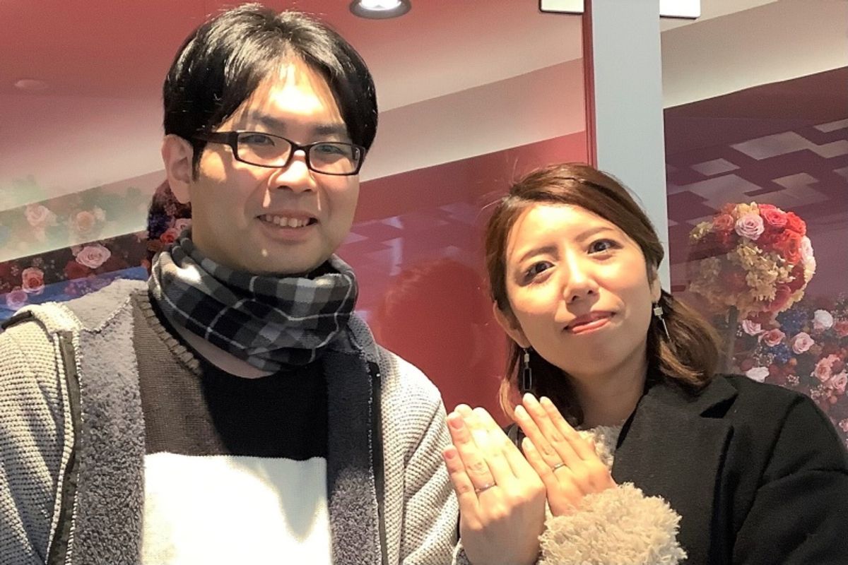 K.Y様＆E.G様【BIJOUPIKO(ビジュピコ)】【福井店】本当に気に入ったものを…｜ 結婚指輪・婚約指輪の口コミならRingraph