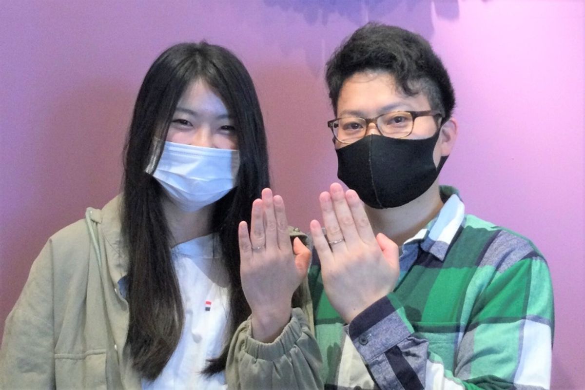 S・Y様＆M・Y様【BIJOUPIKO(ビジュピコ)】【福井店】大満足です｜ 結婚指輪・婚約指輪の口コミならRingraph