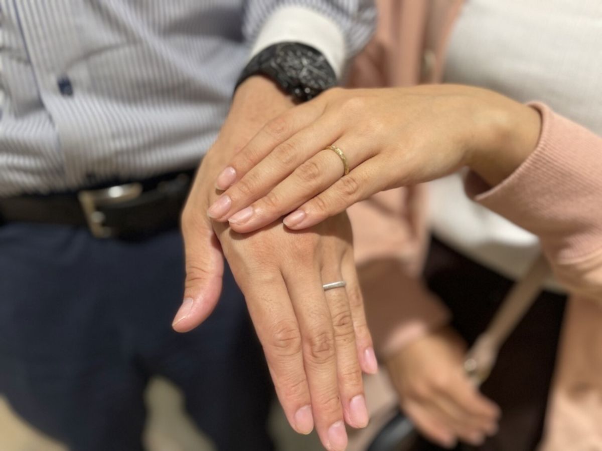 N.S様＆N.K様【BIJOUPIKO(ビジュピコ)】【なんばパークス店】和のリングを…｜ 結婚指輪・婚約指輪の口コミならRingraph