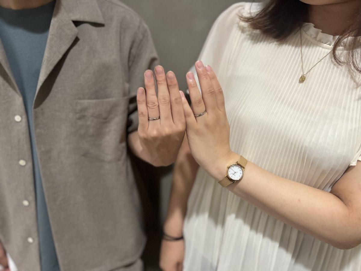 T.H様＆H.H様【BIJOUPIKO(ビジュピコ)】【なんばパークス店】相談にものっ…｜ 結婚指輪・婚約指輪の口コミならRingraph