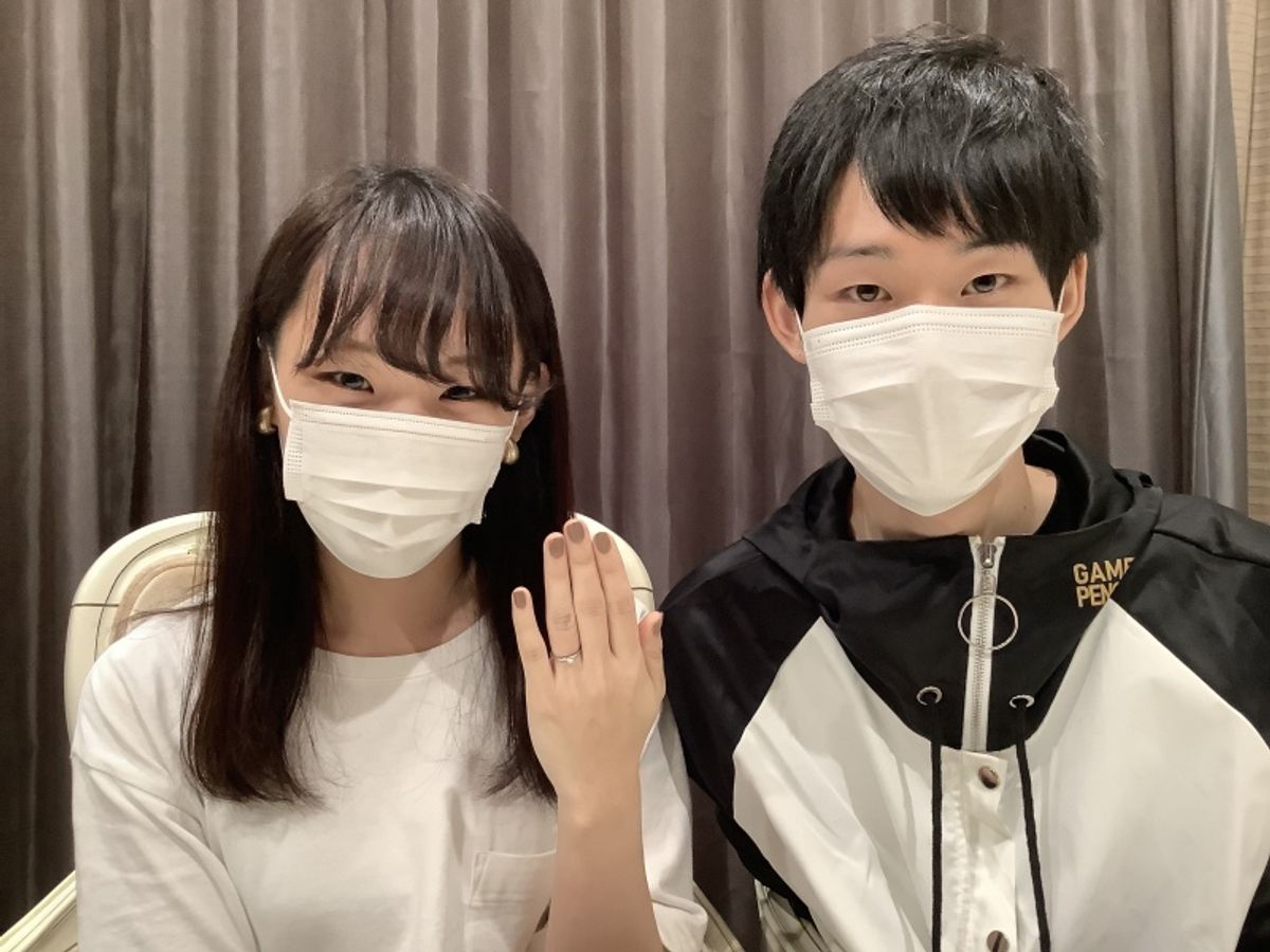 K様&M様【BIJOUPIKO(ビジュピコ)】【金沢店】最高に幸せでした☺︎｜ 結婚指輪・婚約指輪の口コミならRingraph