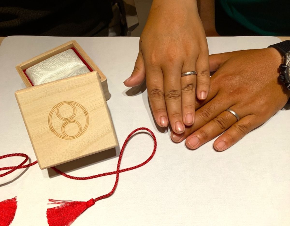 S様＆I様【BIJOUPIKO(ビジュピコ)】【宮崎店】このお店を選んでよかった｜ 結婚指輪・婚約指輪の口コミならRingraph