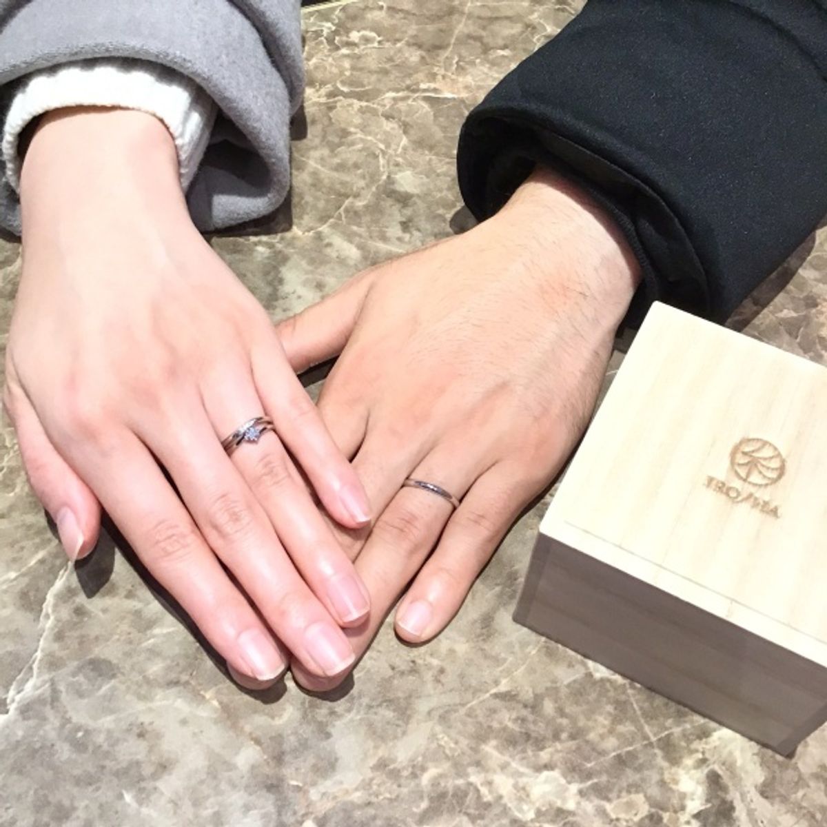 S様＆Y様【BIJOUPIKO(ビジュピコ)】【長野店】大切に使わせてもらいます。｜ 結婚指輪・婚約指輪の口コミならRingraph