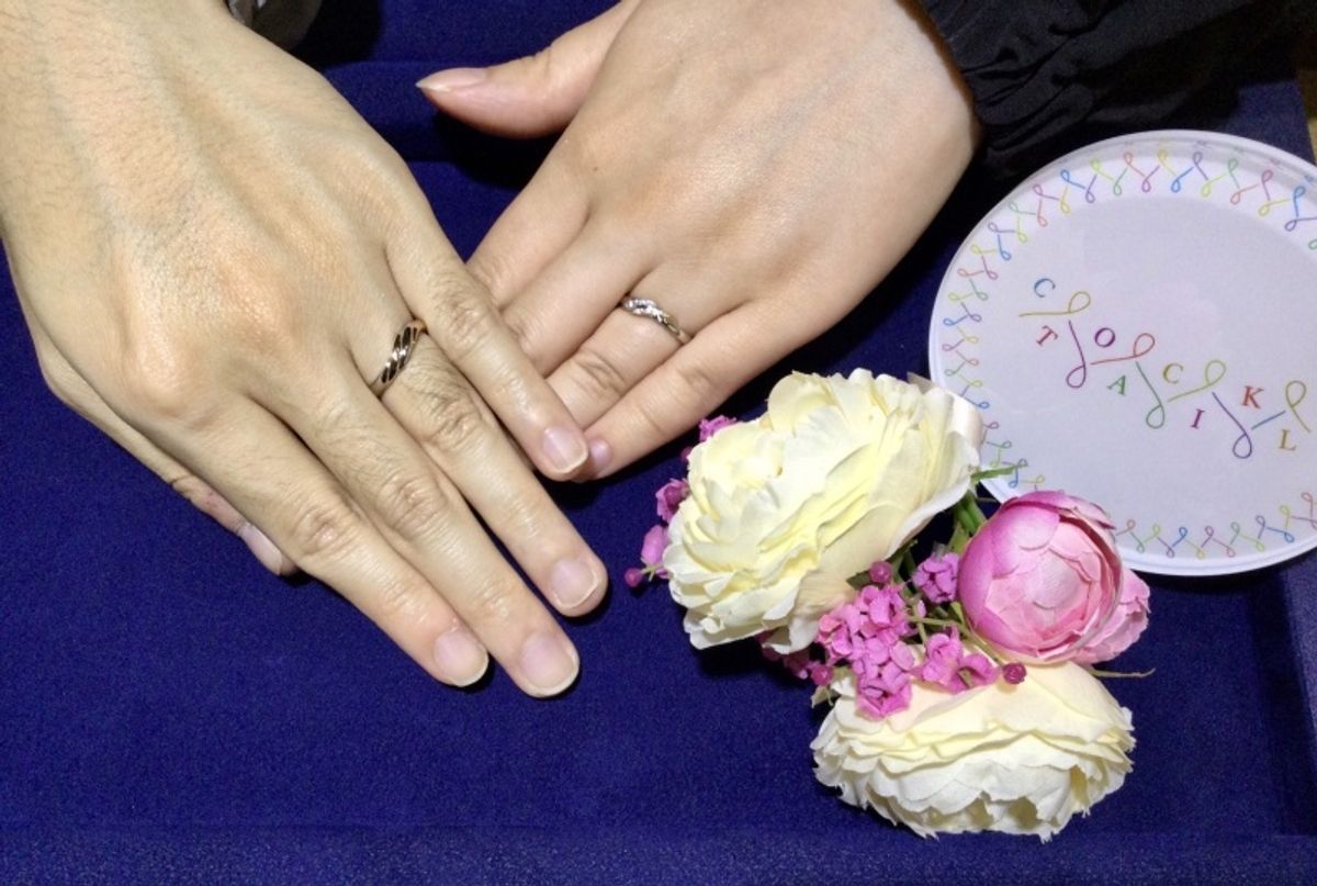 J様 Y様【BIJOUPIKO(ビジュピコ)】【大分店】素敵な指輪に出会えました ｜ 結婚指輪・婚約指輪の口コミならRingraph