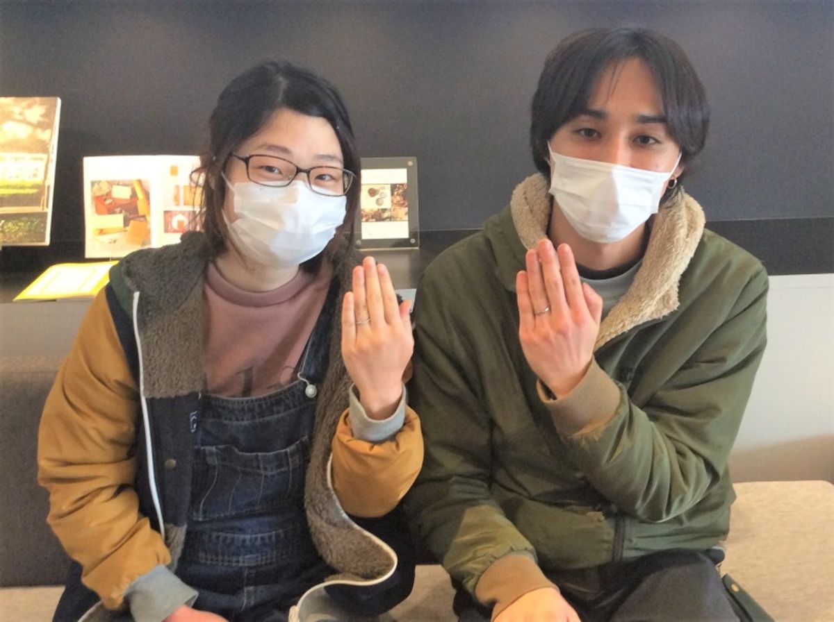 S.K様♡M.K様【BIJOUPIKO(ビジュピコ)】【福井店】大切にします。｜ 結婚指輪・婚約指輪の口コミならRingraph