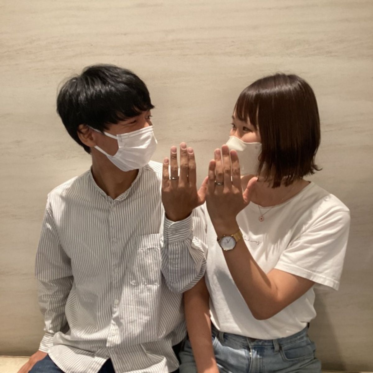 K様＆S様【BIJOUPIKO(ビジュピコ)】【長野店】求めていた指輪を見つける事…｜ 結婚指輪・婚約指輪の口コミならRingraph