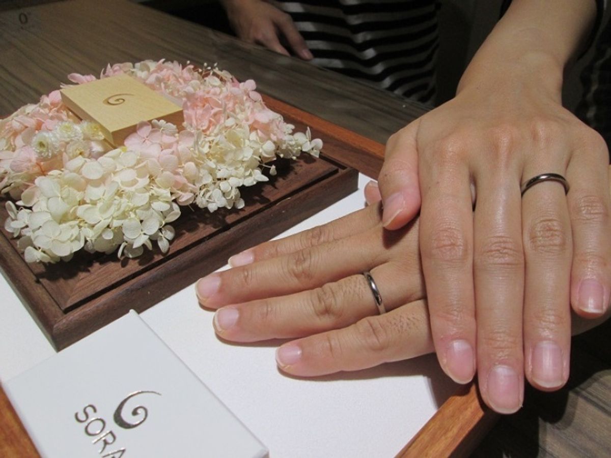 K様＆K様【BIJOUPIKO(ビジュピコ)】【熊本店】満足できる1本が見つかりま…｜ 結婚指輪・婚約指輪の口コミならRingraph