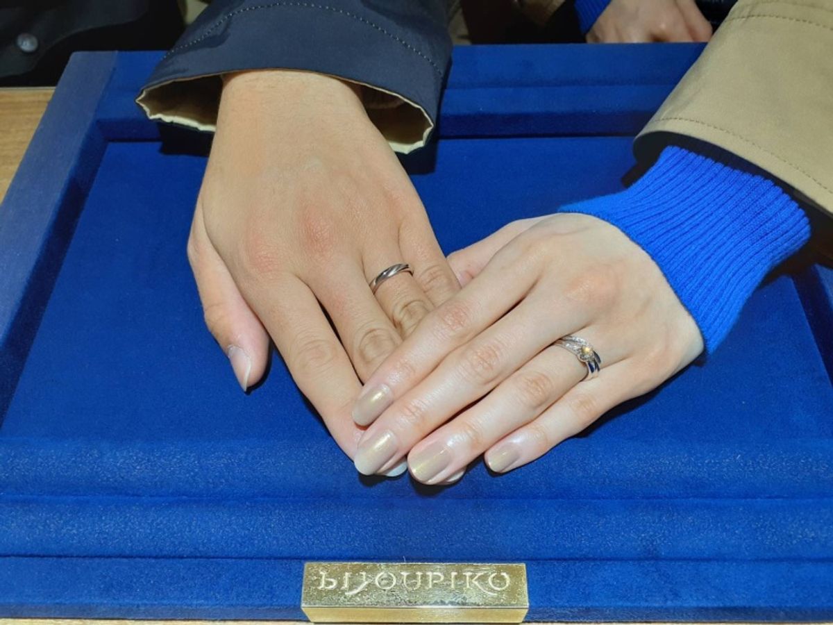 K様♡M様【BIJOUPIKO(ビジュピコ)】【大分店】大切にします ｜ 結婚指輪・婚約指輪の口コミならRingraph