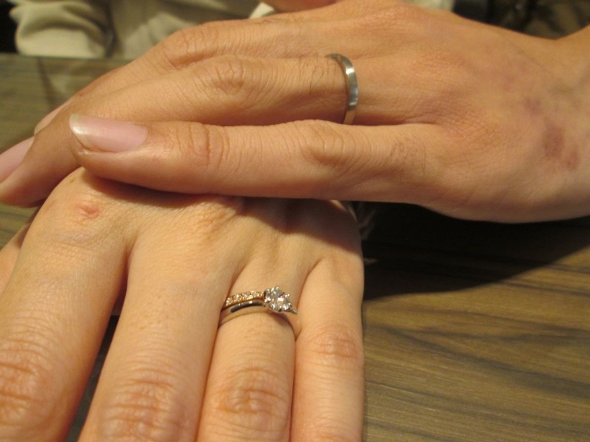 Y様＆N様【BIJOUPIKO(ビジュピコ)】【熊本店】ぴったりの組み合わせが見つ…｜ 結婚指輪・婚約指輪の口コミならRingraph