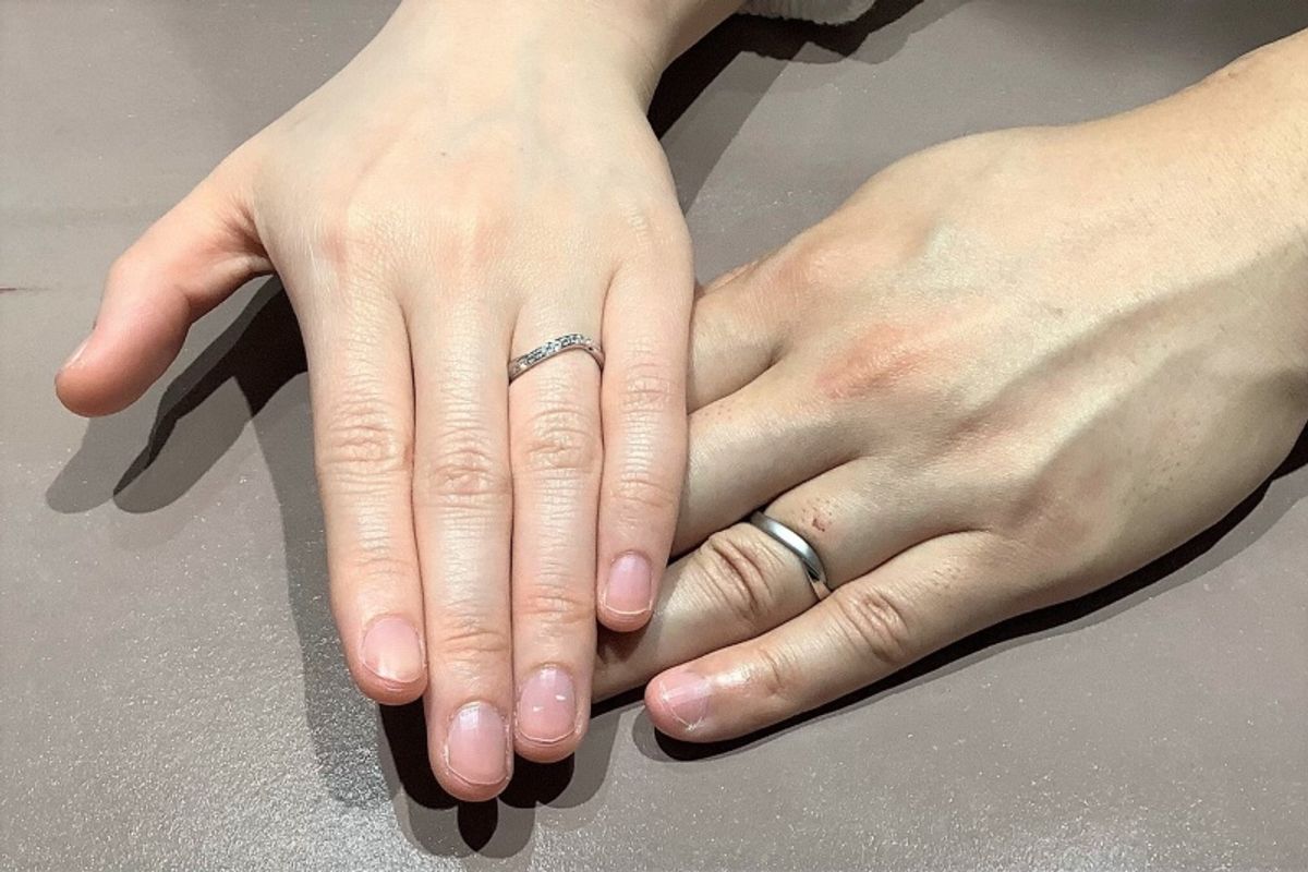 M.Y様＆M.Y様【BIJOUPIKO(ビジュピコ)】【福井店】大事な大事な宝物が増え…｜ 結婚指輪・婚約指輪の口コミならRingraph