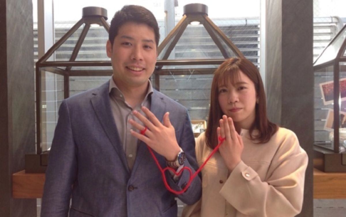 K様＆M様【BIJOUPIKO(ビジュピコ)】【福岡店】希望のリングを見つけました…｜ 結婚指輪・婚約指輪の口コミならRingraph