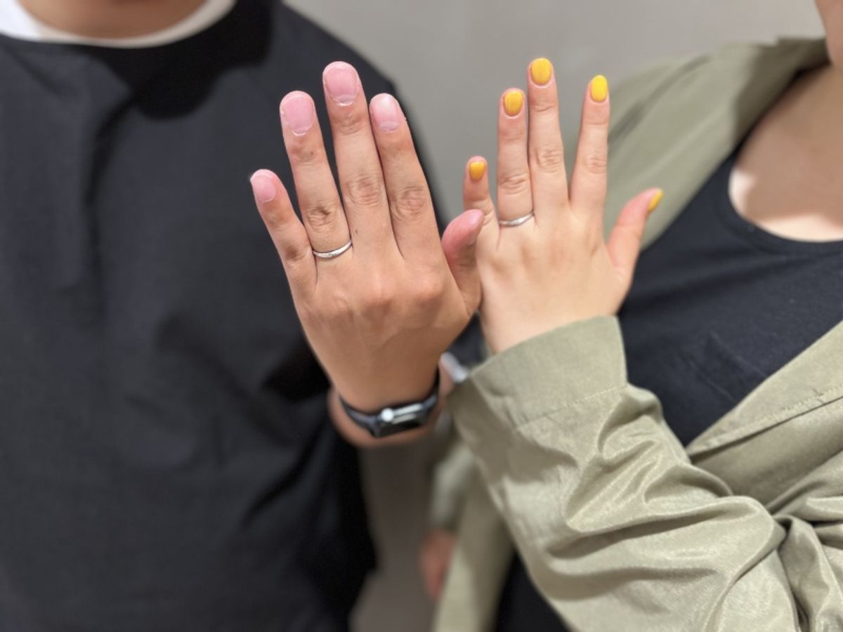 O.T様＆T.I様【BIJOUPIKO(ビジュピコ)】【なんばパークス店】納期の相談や…｜ 結婚指輪・婚約指輪の口コミならRingraph