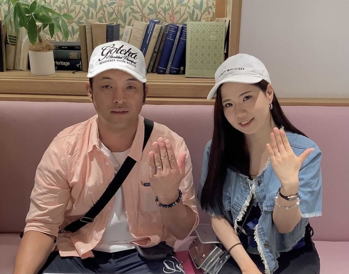 Y様♡M様【BIJOUPIKO(ビジュピコ)】【松本店】大切にしていきます♡｜ 結婚指輪・婚約指輪の口コミならRingraph