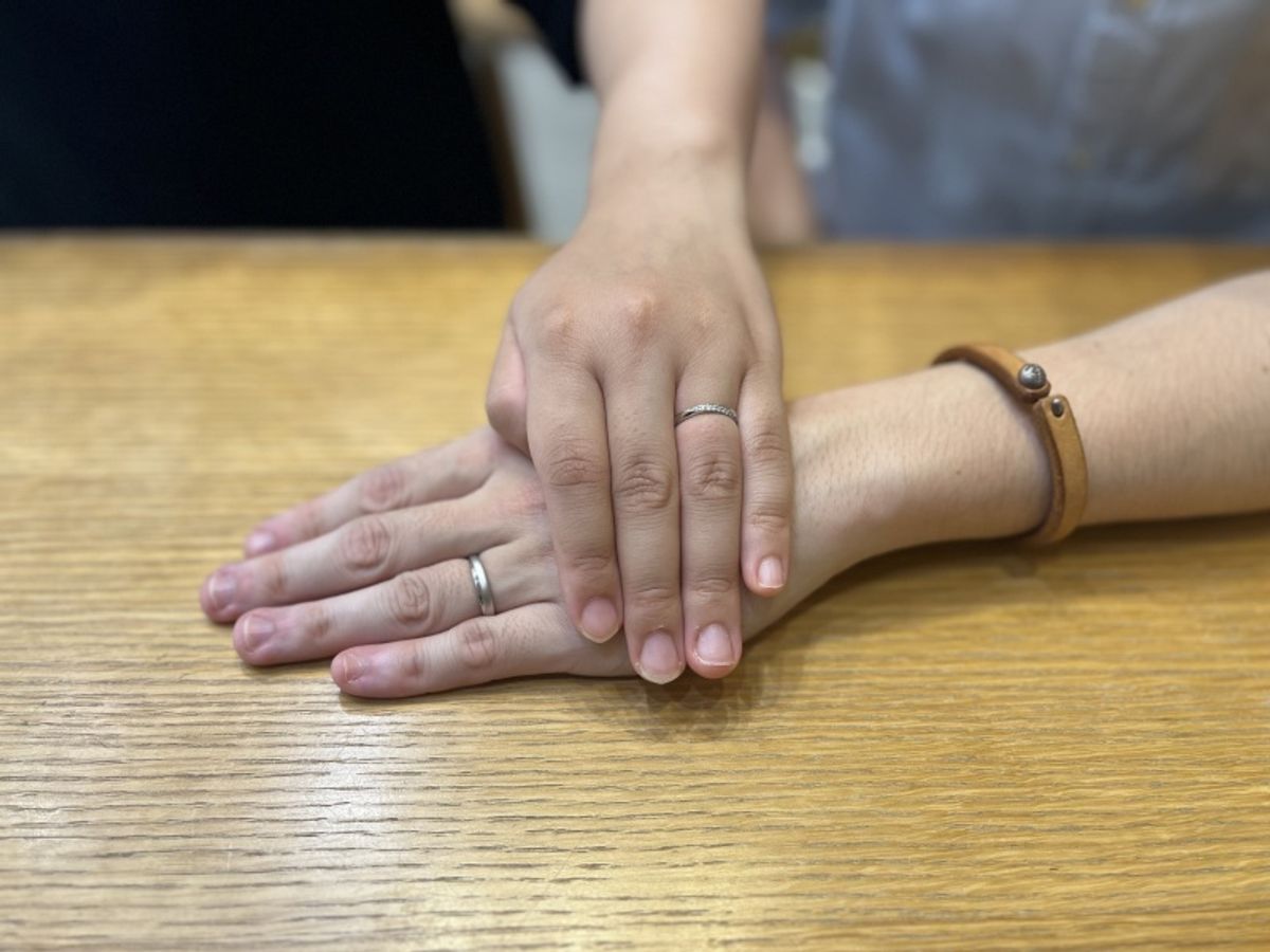 S.N様＆M.N様【BIJOUPIKO(ビジュピコ)】【なんばパークス店】色々な指輪と…｜ 結婚指輪・婚約指輪の口コミならRingraph