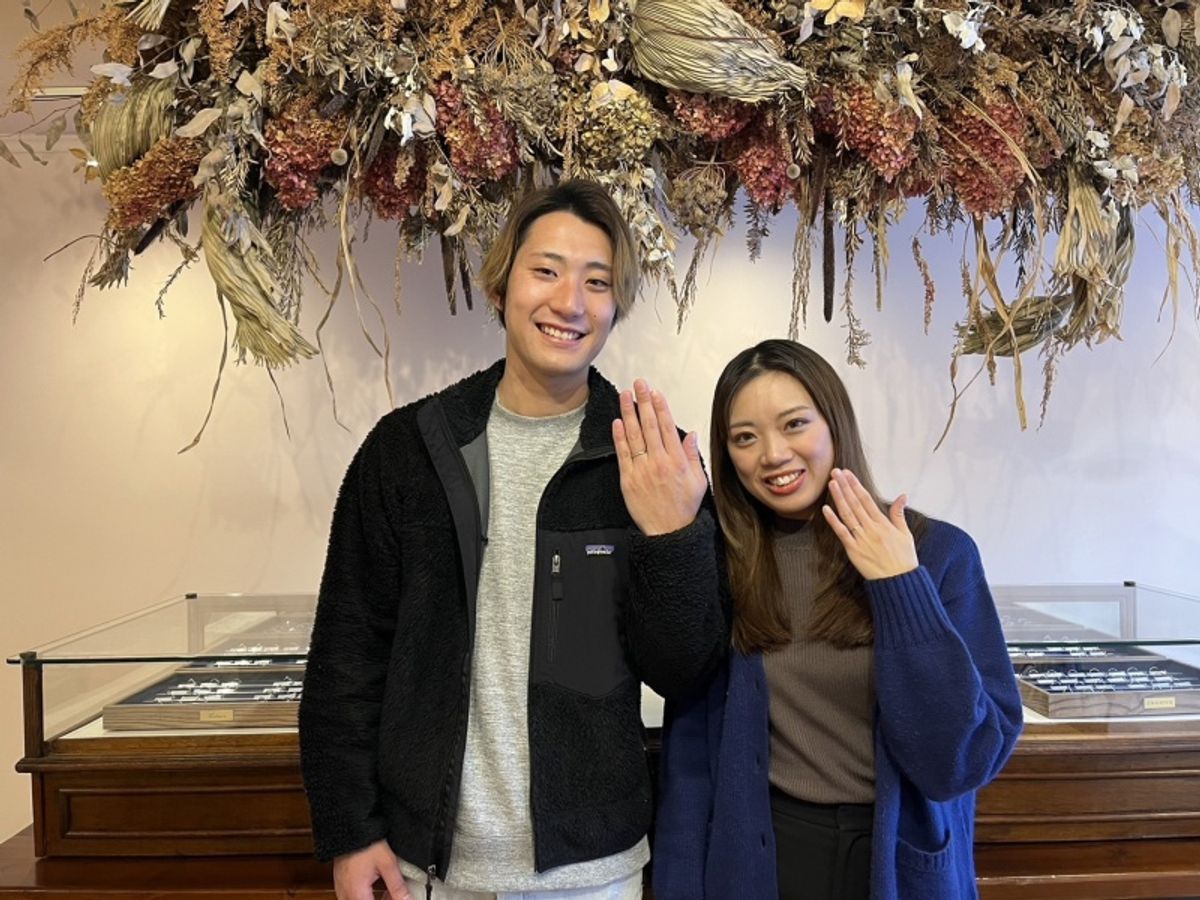H様＆A様【BIJOUPIKO(ビジュピコ)】【ビジュピコ鳥取店】最高の指輪を選ぶ…｜ 結婚指輪・婚約指輪の口コミならRingraph