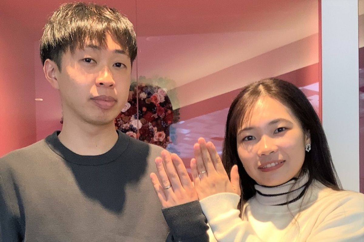 R様＆M様【BIJOUPIKO(ビジュピコ)】【福井店】二人の納得がいく、指輪を見…｜ 結婚指輪・婚約指輪の口コミならRingraph