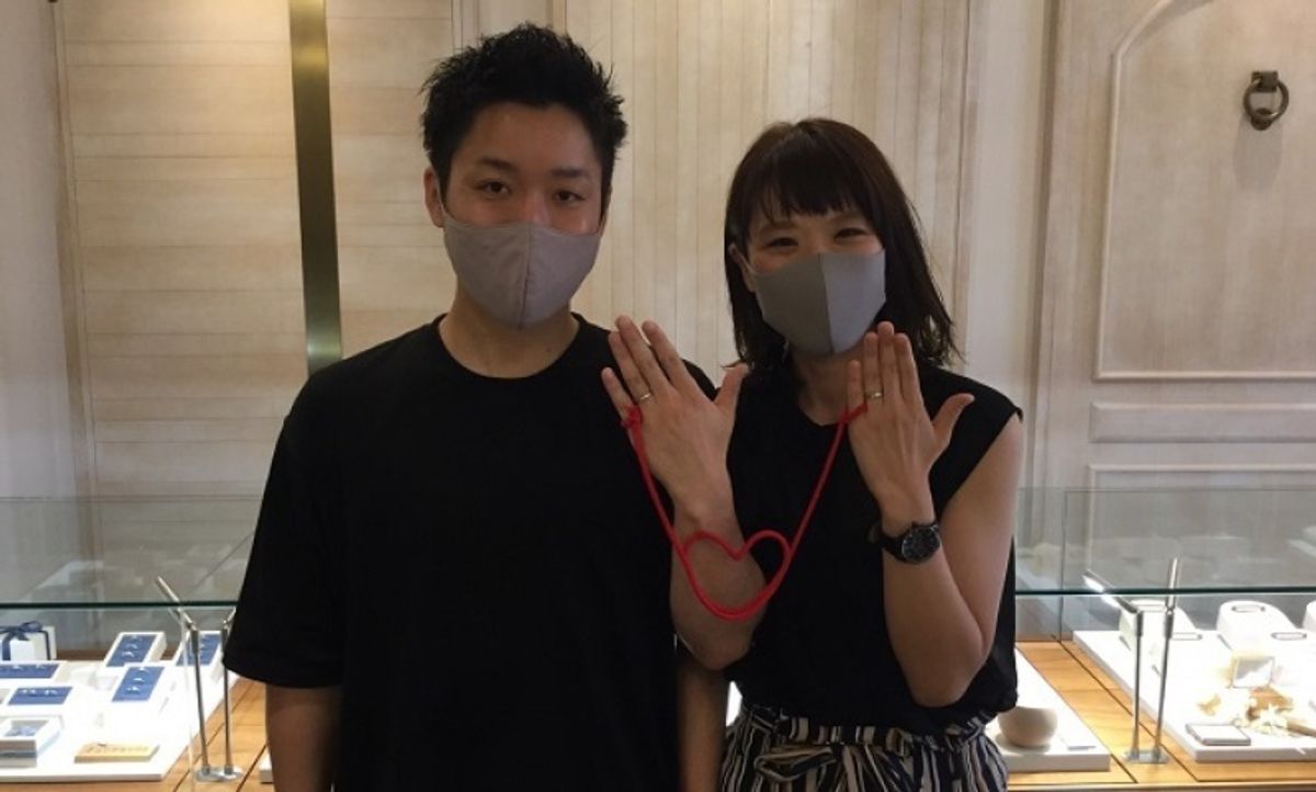 K様＆M様【BIJOUPIKO(ビジュピコ)】【福岡店】人生で最高の思い出になりま…｜ 結婚指輪・婚約指輪の口コミならRingraph