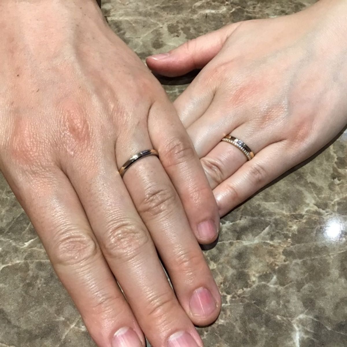 T様＆S様【BIJOUPIKO(ビジュピコ)】【長野店】満足しました。｜ 結婚指輪・婚約指輪の口コミならRingraph