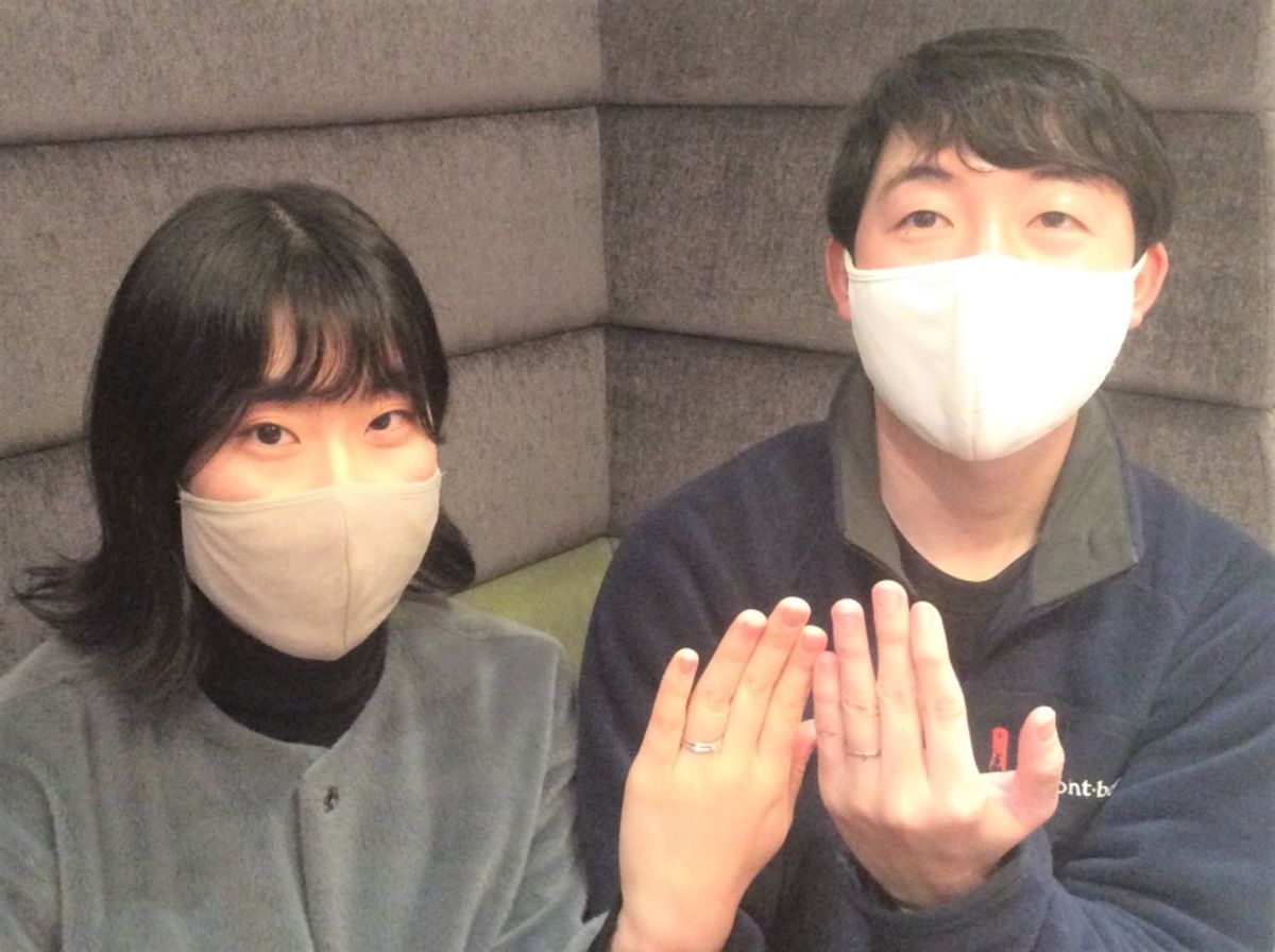 【S.H様♡N.Y様】【福井店】大切にしていきます。BIJOUPIKO(ビジュピコ)｜Ringraph(リングラフ)