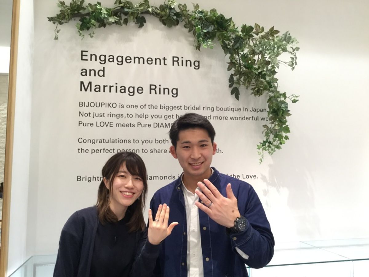 【K様♡M様】【横浜元町店】とても感動しましたBIJOUPIKO(ビジュピコ)｜Ringraph(リングラフ)