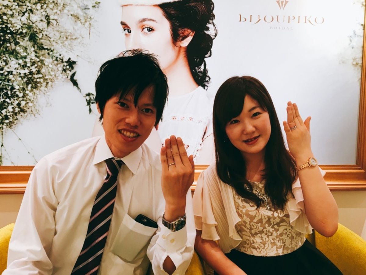 【H様 ＆ C様】出会えて良かったです(^^)BIJOUPIKO(ビジュピコ)｜Ringraph(リングラフ)