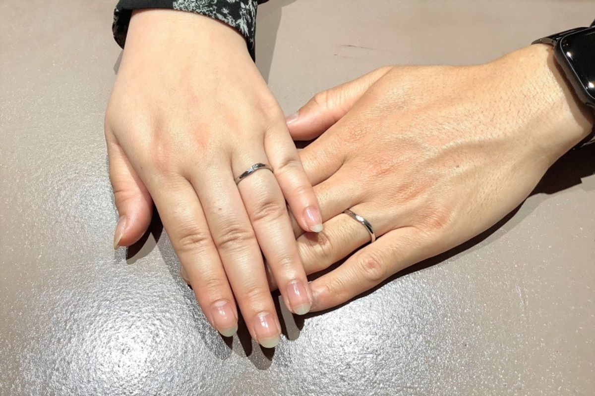 s様＆a様【BIJOUPIKO(ビジュピコ)】【福井店】綺麗な仕上がりに大満足です…｜ 結婚指輪・婚約指輪の口コミならRingraph