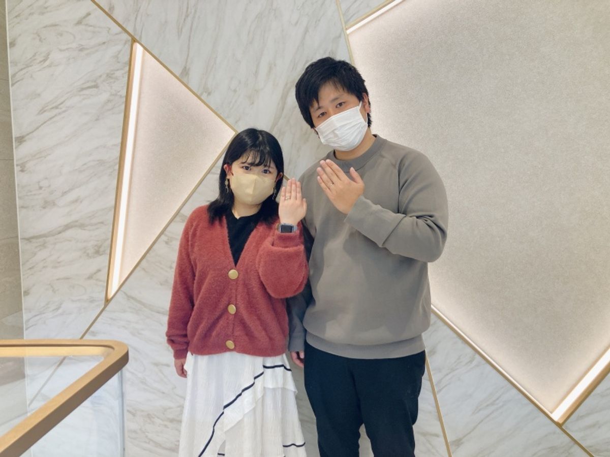 K様＆M様【BIJOUPIKO(ビジュピコ)】【ビジュピコ姫路店】とても素敵な指輪…｜ 結婚指輪・婚約指輪の口コミならRingraph