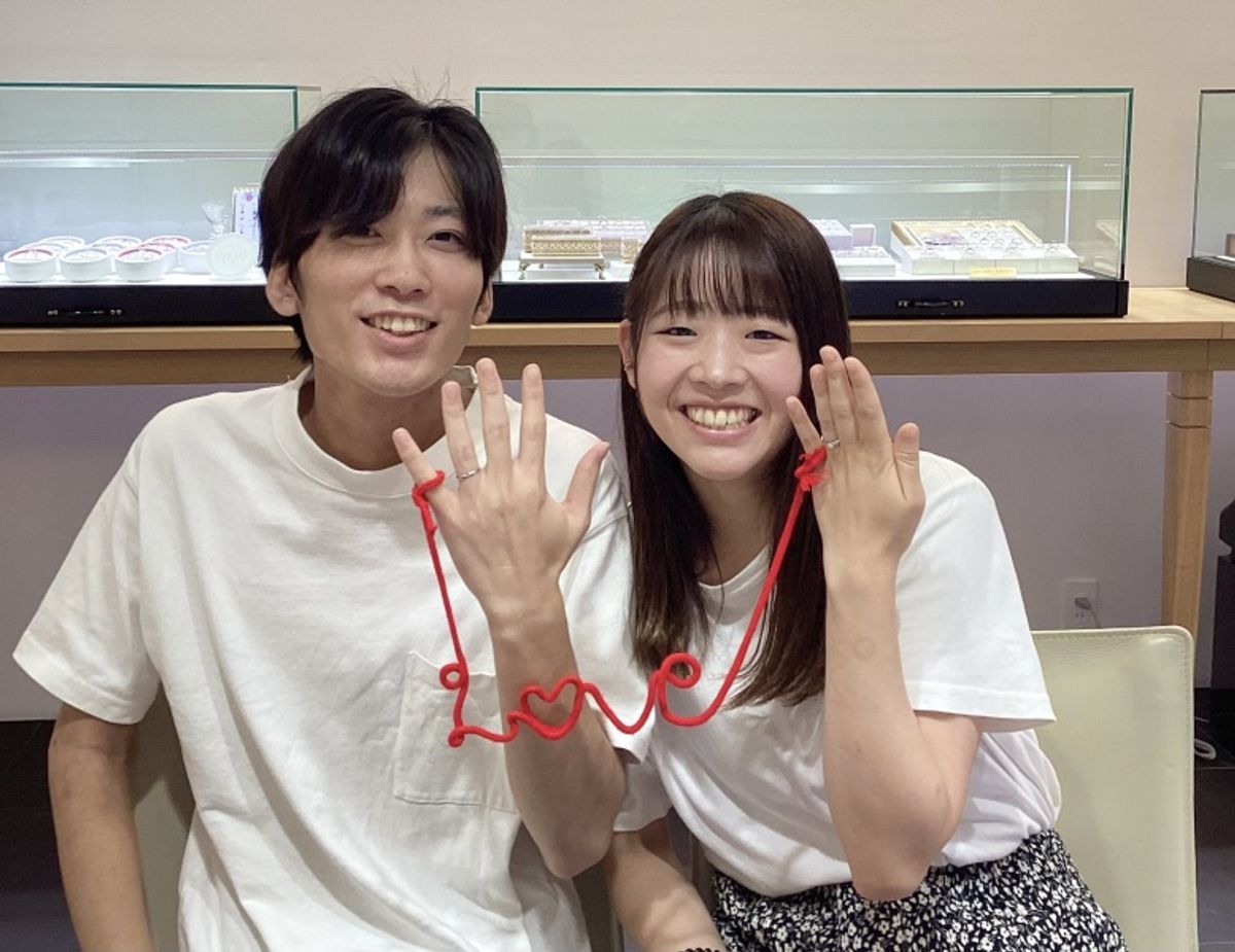 T様&Y様【BIJOUPIKO(ビジュピコ)】【長崎店】素敵な指輪に出合えまし…｜ 結婚指輪・婚約指輪の口コミならRingraph