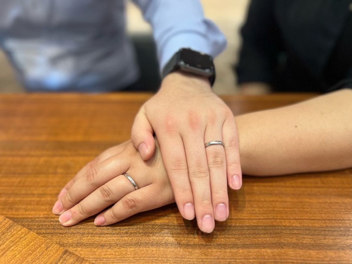 Y.M様＆R.M様【BIJOUPIKO(ビジュピコ)】【なんばパークス店】沢山のデザイ…｜ 結婚指輪・婚約指輪の口コミならRingraph