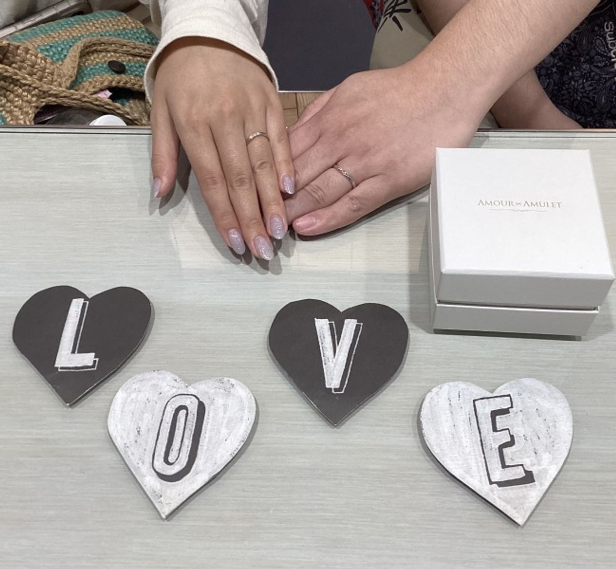 Y様♡M様【BIJOUPIKO(ビジュピコ)】【長崎店】大切にします！！｜ 結婚指輪・婚約指輪の口コミならRingraph