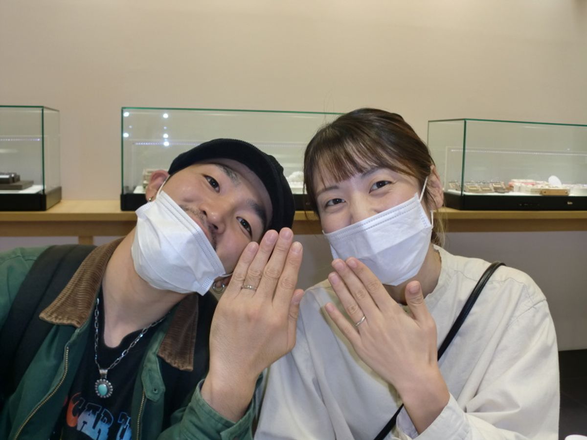Y.S様＆N.S様【BIJOUPIKO(ビジュピコ)】【長崎店】好みのデザインに出会え…｜ 結婚指輪・婚約指輪の口コミならRingraph