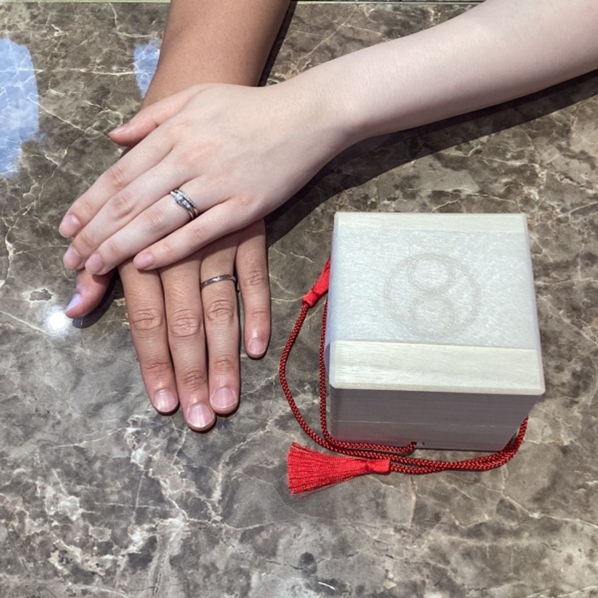 N様＆S様【BIJOUPIKO(ビジュピコ)】【長野店】とても可愛い指輪｜ 結婚指輪・婚約指輪の口コミならRingraph