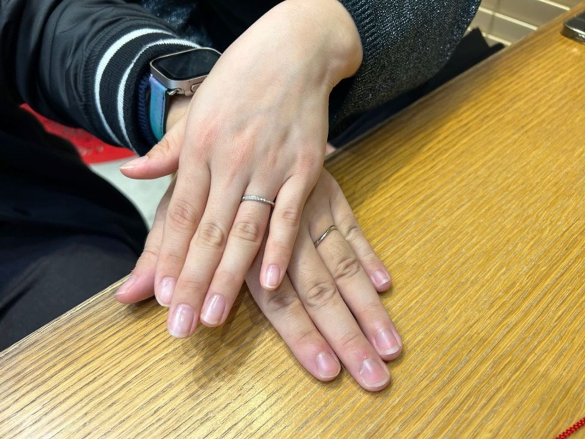 N.A様＆M.K様【BIJOUPIKO(ビジュピコ)】【なんばパークス店】写真がキレイ…｜ 結婚指輪・婚約指輪の口コミならRingraph