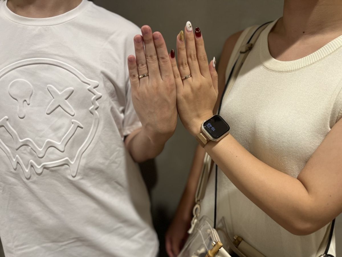 K.N様＆R.N様【BIJOUPIKO(ビジュピコ)】【なんばパークス店】価格以上にき…｜ 結婚指輪・婚約指輪の口コミならRingraph