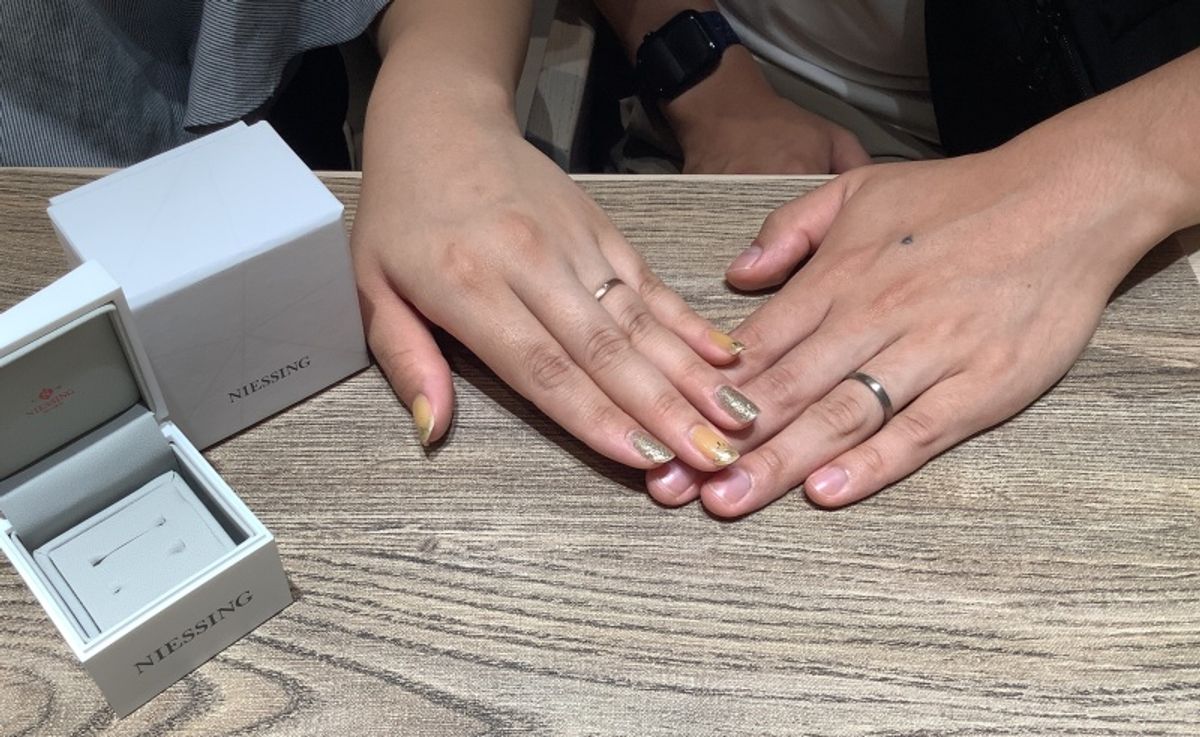 K様＆S様【BIJOUPIKO(ビジュピコ)】【宮崎店】お気に入りを選ぶことができ…｜ 結婚指輪・婚約指輪の口コミならRingraph