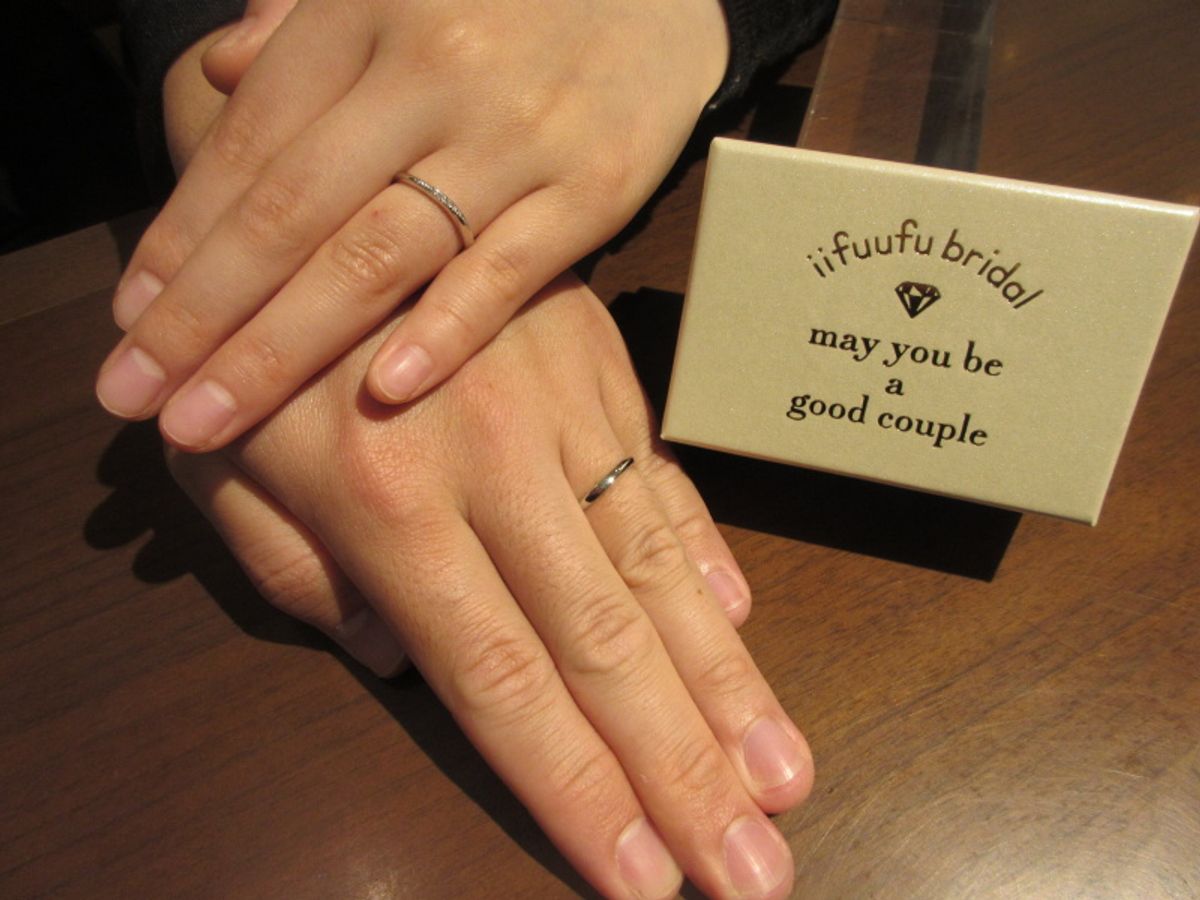 T様＆S様【BIJOUPIKO(ビジュピコ)】【鹿児島店】親切な対応☆｜ 結婚指輪・婚約指輪の口コミならRingraph