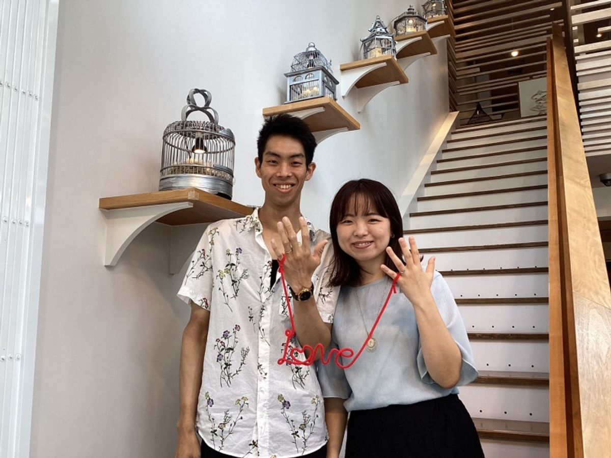 Y様&H様【BIJOUPIKO(ビジュピコ)】【福岡店】1番のリング！｜ 結婚指輪・婚約指輪の口コミならRingraph