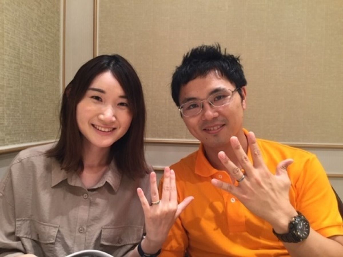 T様＆M様【BIJOUPIKO(ビジュピコ)】【大阪店】話しやすい雰囲気｜ 結婚指輪・婚約指輪の口コミならRingraph
