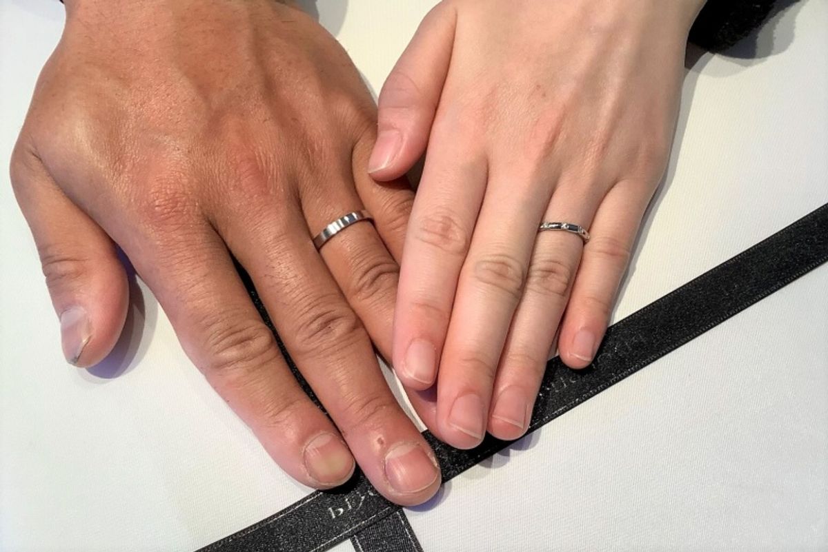 Y様&N様【BIJOUPIKO(ビジュピコ)】【福井店】納品の日まで気持ち良く…｜ 結婚指輪・婚約指輪の口コミならRingraph