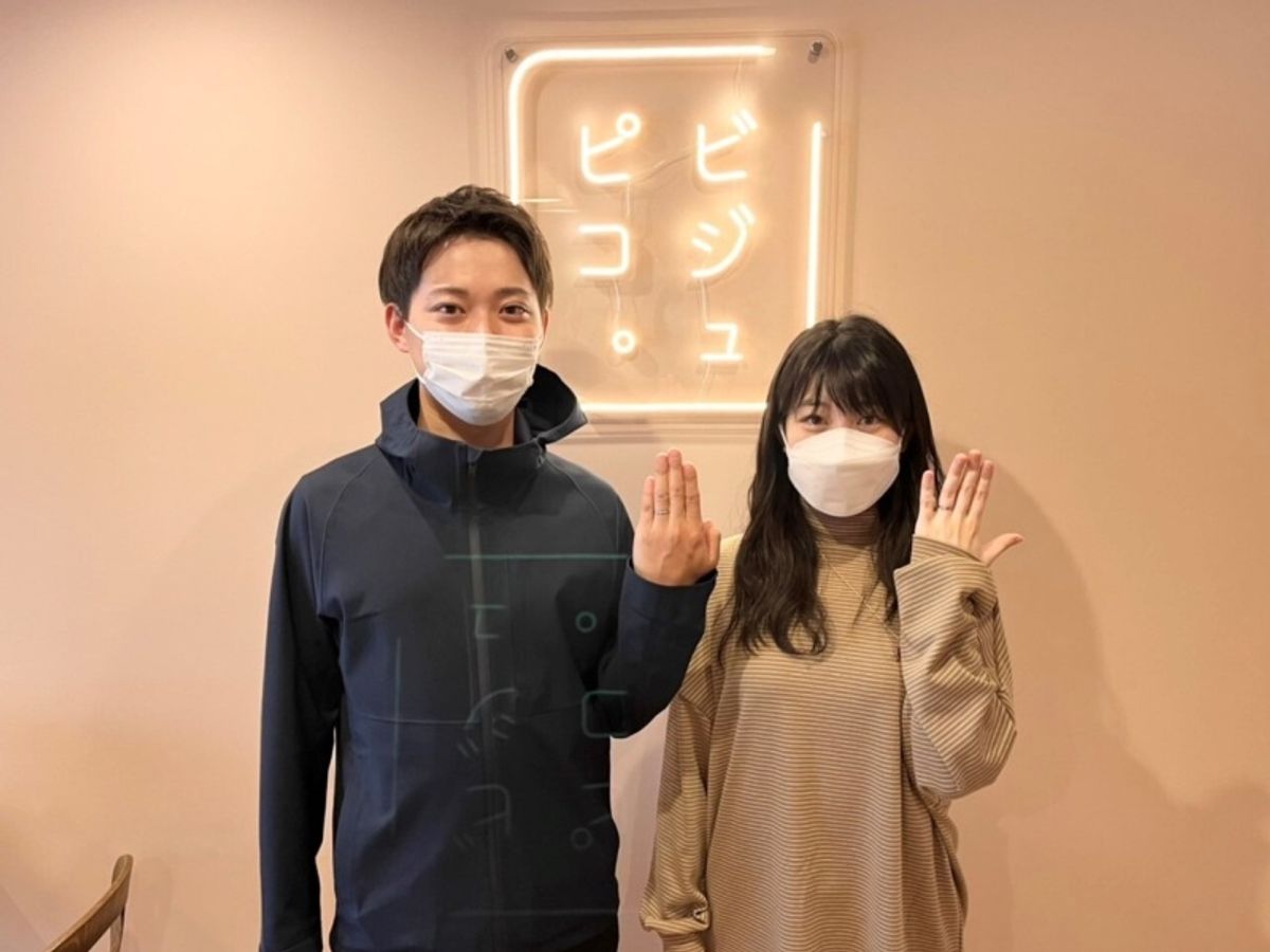 T様＆H様【BIJOUPIKO(ビジュピコ)】【鳥取店】ゆっくり選べて、良いものが…｜ 結婚指輪・婚約指輪の口コミならRingraph