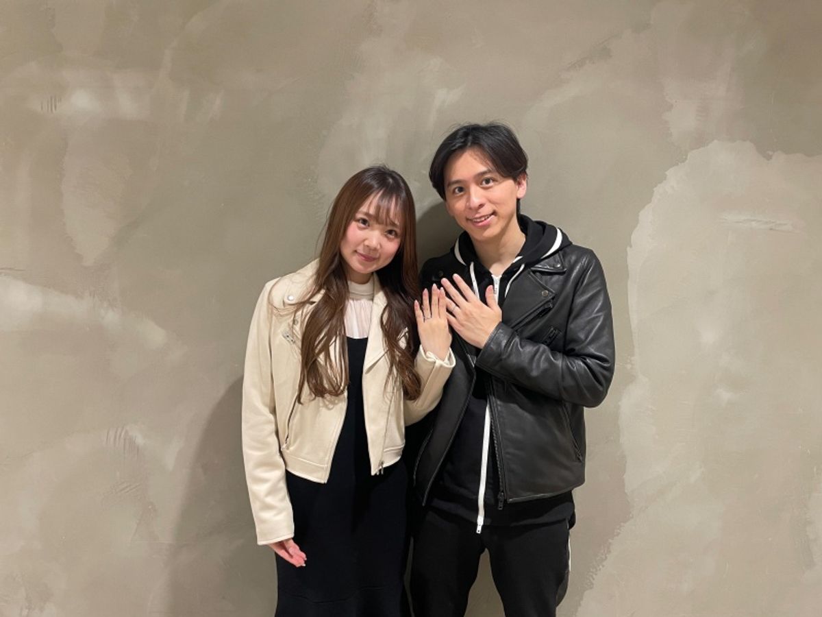 O.B様＆M.S様【BIJOUPIKO(ビジュピコ)】【なんばパークス店】感謝していま…｜ 結婚指輪・婚約指輪の口コミならRingraph